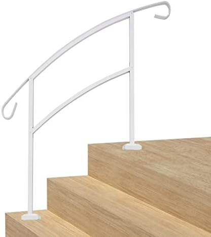 Grisham Aluminium Handrails for Outdoor Steps,3 Step Outdoor Hand ...