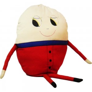Buy Mebelkart Humpty Dumpty White & Red Cushion Online at Low Prices in ...