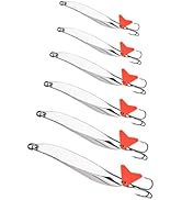 Amazon.com : Spotlip 6pcs Fishing Spoons Lures Kit,Metal Spoon Trout ...