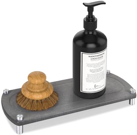 Amazon.com - Fast Drying Stone Sink Caddy Made of Diatomaceous Earth ...