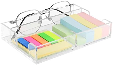 Amazon.com : Sticky Note Holder Sticky Note Organizer 3”x3” Wood Sticky ...