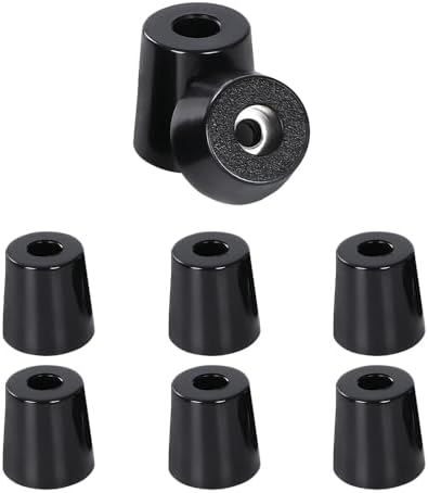 Leliafleury 8 Pcs Rubber Feet Pads Floor Protector Pads Black Tapered ...