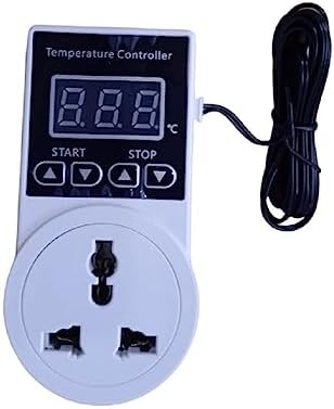 Magnus M-1129 Digital LED Display Temperature Controller with 1Mtr Water Proof Temperature ...