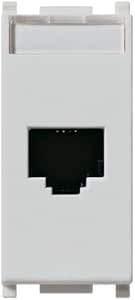 Vimar Series Flat - RJ45 Netsafe Cat6 UTP 110 Socket Silver - Amazon.com