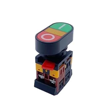 Amazon.com: 22mm Push Button Switch 220V AC ON/Off Start Stop APBB-22N ...