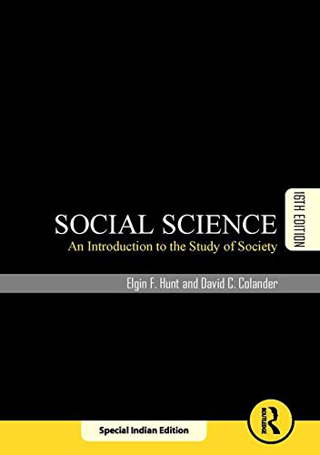 Social Science: An Introduction To The Study Of Society 16Th Edition ...