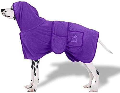 Dog Drying Coats, Dog Towel Robe, Dog Towelling Coat Robe with ...