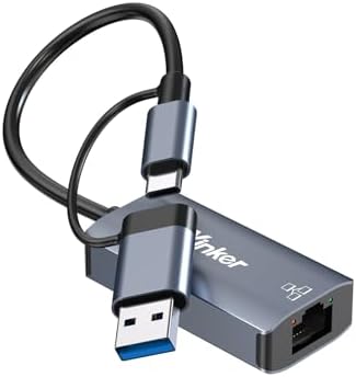 Amazon.com: Plugable USB C to Ethernet Adapter 2.5Gb with 100W USB-C PD ...