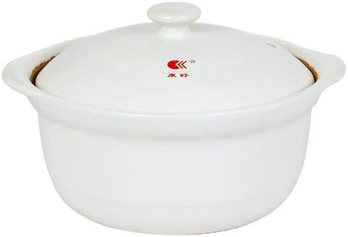 KANGSHU Ceramic Heat-Resistant Stock Pot, Soup Pot, Stew, Slow Cook ...