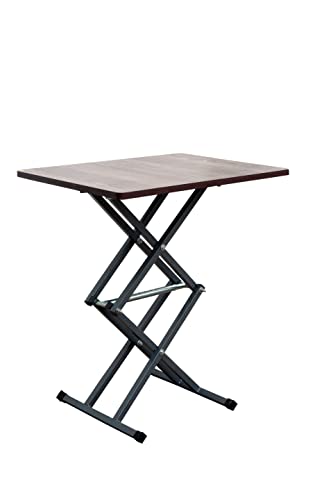 Wooden Scissor Height-Adjustable Rectangular Multi-Purpose Folding ...