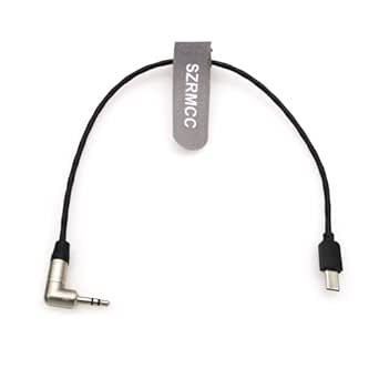 SZRMCC Tentacle Sync Micro-USB Timecode Cable Right Angle 3.5mm TRS for ...