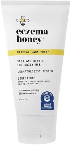 Amazon.com : ECZEMA HONEY Oatmeal Hand Cream - Natural Hand & Body ...