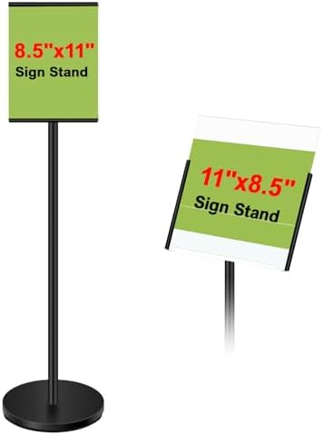 Amazon.com : Relx Sign Stands for Display,Adjustable Sign Holder Stand ...