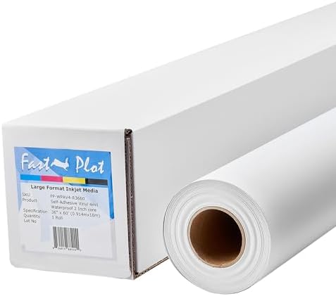 Amazon.com : FastPlot Polypropylene Banner 8 mil Waterproof - 36inch x ...