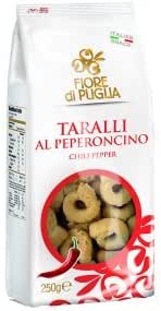 Taralli with Chilli Flavour 250g. Italian savoury Biscuits. Perfect as ...