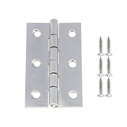 Snapklik.com : Folding Butt Hinge 2-inch Long Cabinet Gate Closet Door ...