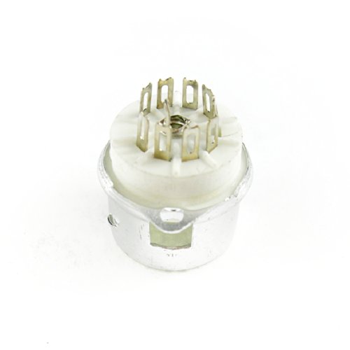 Cary 4pc 9pin Ceramic Vacuum Tube Socket Valve Base Shield 12ax7 12au7 ...
