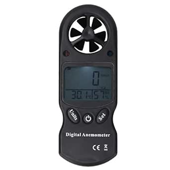 Digital Anemometer Mini Handheld Air Flow Meter Measure Anemometer Kite ...