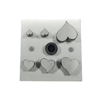 Amazon.com : Tangled/Whimsical Heart Disc Cutter w/Set of 6 Punches ...