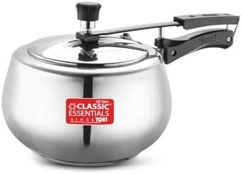 Buy Classic Essentials Triply Stainless Steel Pressure Cooker Inner Lid ...