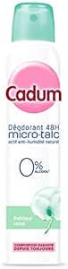 CADUM - Déodorant Atomiseur Micro Talc Fraicheur Coton 200Ml - Lot De 3 - Livraison Gratuite ...