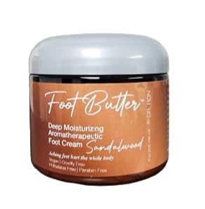 Amazon.com : Foot Butter by Dr Ron Sandalwood Moisturizing Cream 6 oz ...