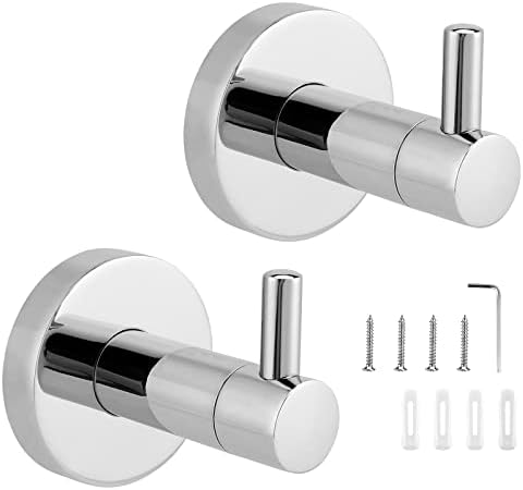 GROHE Essentials Robe Hook – Bathroom Wall Mounted Shower Towel Hanger ...