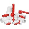 Amazon.com: 3Inch PVC Ball Valve Water Pipe Shut-off Valve Socket with ...