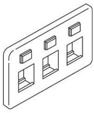 Amazon.com: HON Three-port Flex Mode faceplate : Home & Kitchen