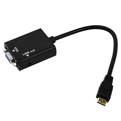 BIG BOOM® 2X(PC HDMI to VGA SVGA RGB Video + Audio Cable Converter ...