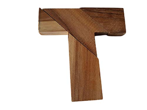 ARTSofINDIA.in Wooden T Puzzle - Pack of 4 Pieces : Amazon.in: Toys & Games