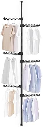Amazon.com: Hershii Garment Clothes Rack Coat Tree Clothing Drying ...