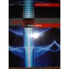 Precalculus With Limits by Ron Larson, Robert P. Hostetler. (Houghton ...