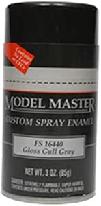 Testors Model Master Spray Enamel Gloss Gull Gray FS 16440 3oz. 85g ...