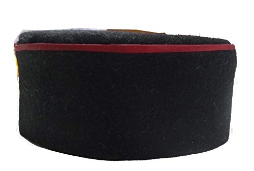 ARUNA Himachali Kullu Patti Woolen Topi/Cap for Men & Women Plain Black ...