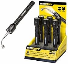 Amazon.com: MAXCRAFT 60189 6 LED FlashLight w/ Magnetic Pick-Up Tool