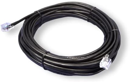 Thrifty Tech Telephone Modem Line Cord Cable, RJ11 Plug to Plug (3 ...