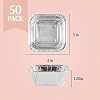 Amazon.com: PLASTICPRO Disposable 3'' X 3 X 2'' Inch Square Aluminum ...