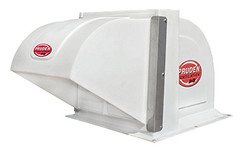 J&D Manufacturing PFPS24H Pruden Polystainless Fan with Poly Weather ...