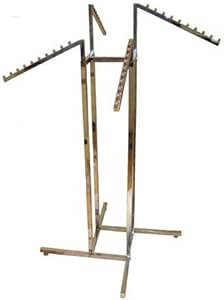 4-Way Clothes Rail All SLOPING WATERFALL Fashion Shopfitting Garment ...