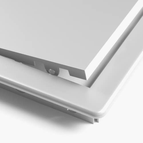 Awenta 150 x 250 mm Plastic Access Panel Door – White Opening Flap ...