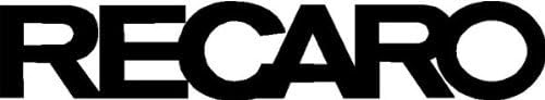 1 Racing Decal Sticker for Recaro (New) Black Size 8"x1.4" - Ropes ...
