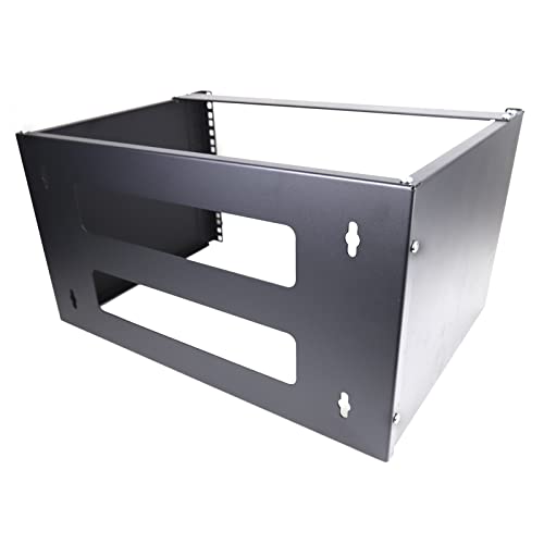 kenable Wall Mounted Patch Panel Bracket 6U for 19 inch Rack Open Frame ...