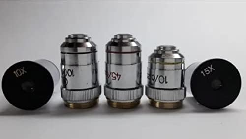 MSW- 10X, 15X Huygenian Eyepieces & 10X, 45X(S.L), 100X Oil Immersion ...