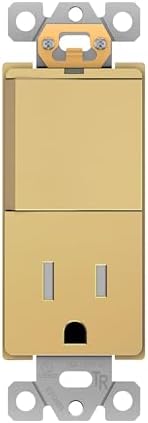 Amazon.com: GE Wall Switch & Outlet Combo, Two-in-One Receptacle, 1 On ...