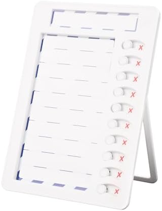 Amazon.com : Erasable Chore Chart, Magnetic List Board Sliding Routine ...