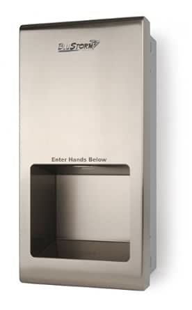 Amazon.com: Palmer Fixture BluStorm 2 Recessed High Speed Hand Dryer-SS ...