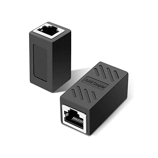RuhZa RJ45 Coupler, Ethernet Coupler, in Line Coupler for Cat7/Cat6 ...