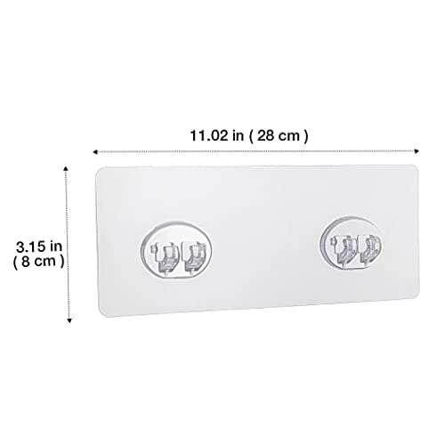 Snapklik.com : 4 Packs Shower Caddy Adhesive Replacement, Strong Sticky ...