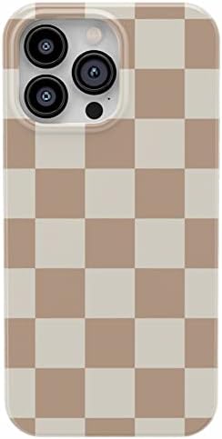 Amazon.com: iPhone 13 Pro Max Pink Pastel light Checkered Checkerboard ...